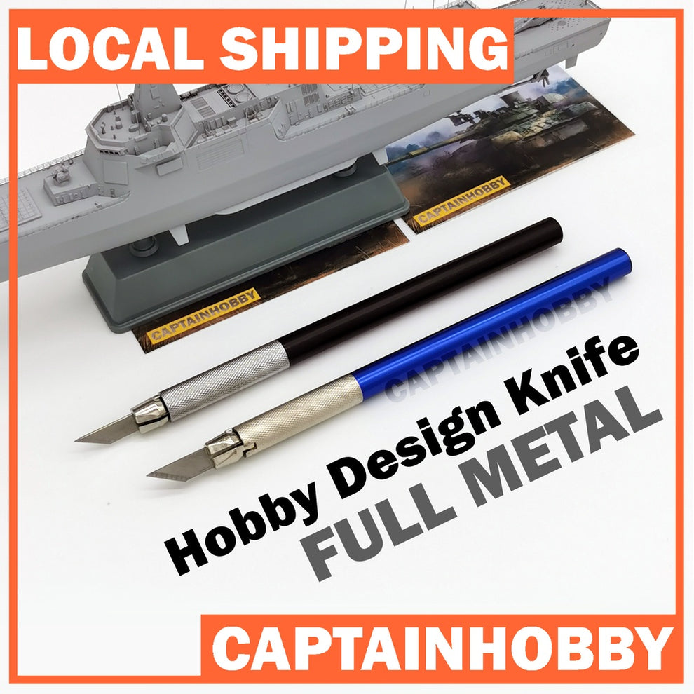 Premium Hobby Design Knife Full Metal Design with 20 Pcs Spare Blades ...