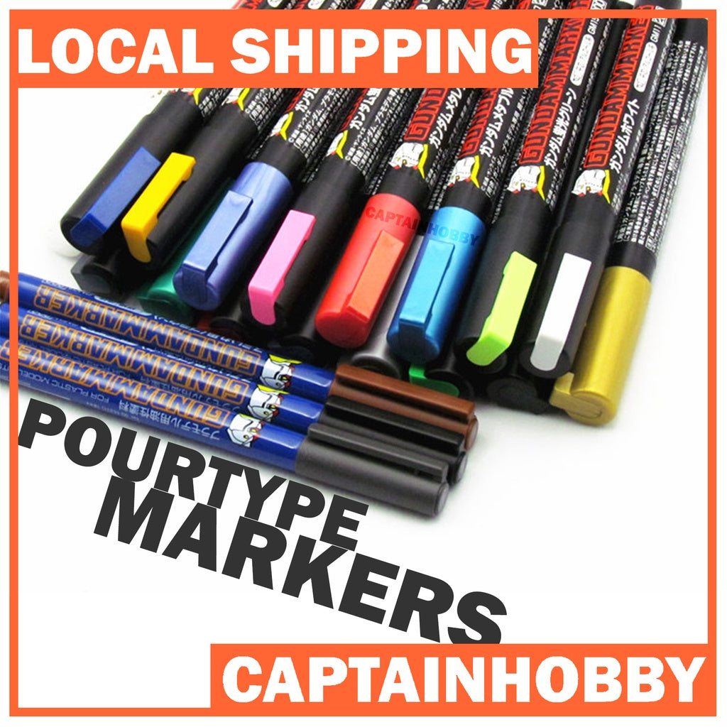Mr Hobby Panel Liner Pen GUNDAM MARKER POUR TYPE GM300～303 Paint Remov ...